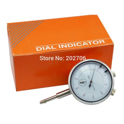 Precisão 0.01mm Dial Indicator Calibre 0-10mm Medidor Preciso 0.01mm ...