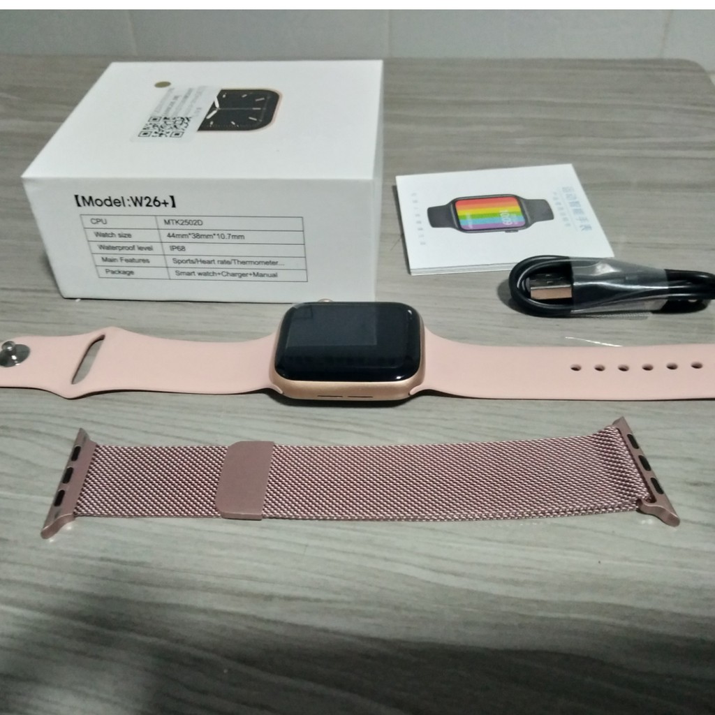Smartwatch 40mm / 44mm W26 plus/ W26m | Shopee Brasil