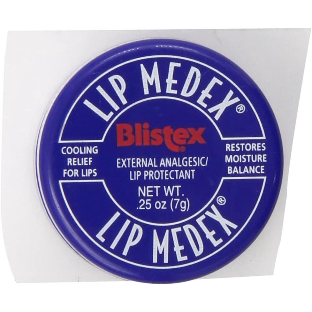 PROTETOR LABIAL BLISTEX POTE LIP MEDEX ANALGESIC LIP BALM 7G | Shopee ...