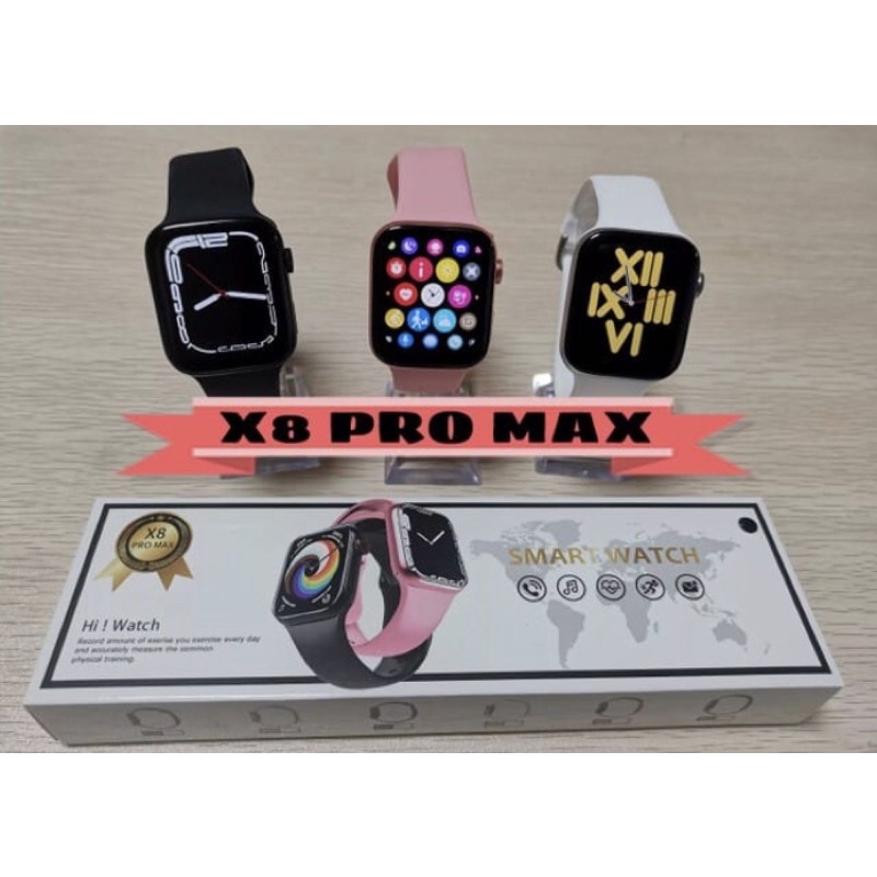 Smartwatch X8 Pro Max Atualizado Faz chamadas 2022 | Shopee Brasil