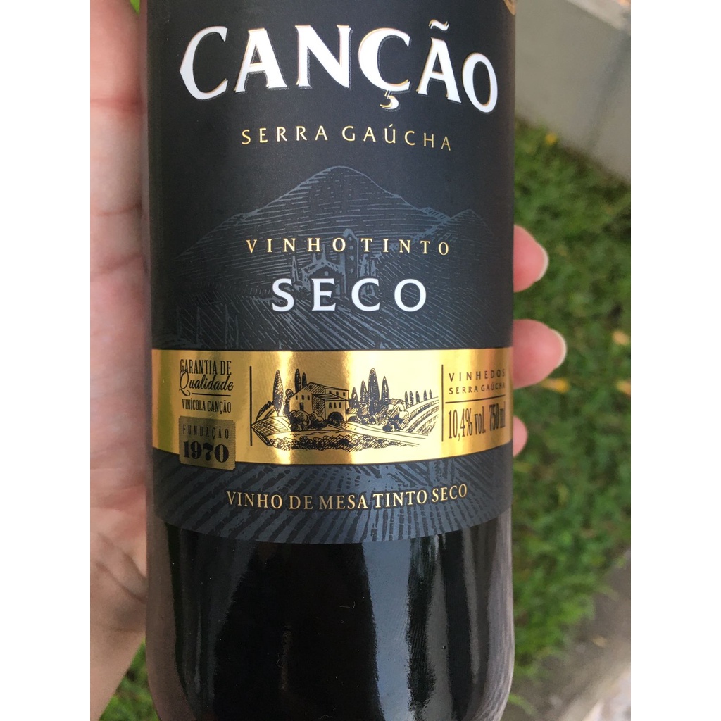 VINHO TINTO SECO 750ML - SERRA GAUCHA | Shopee Brasil