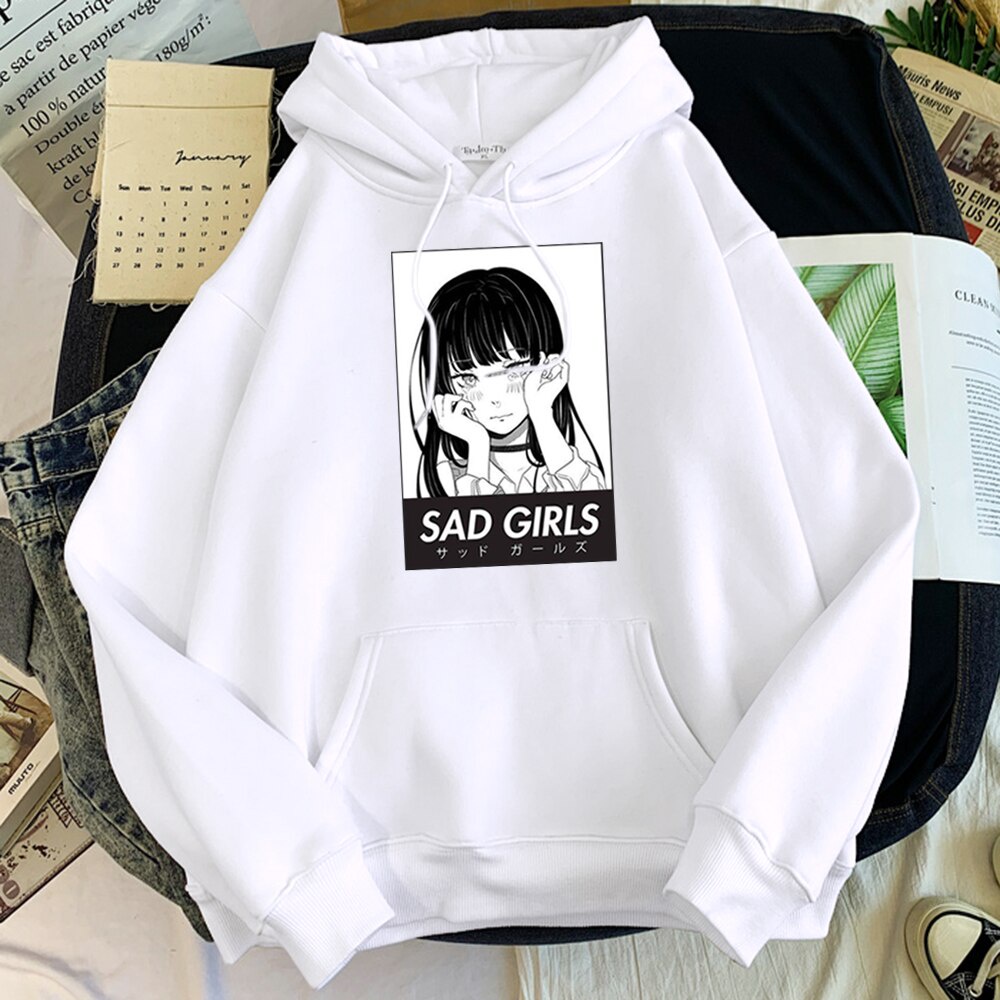 Sad Girl With Hoodie