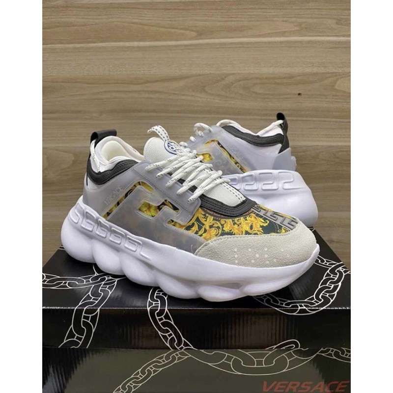 Tenis Versace Baroque Chain Reaction | Shopee Brasil