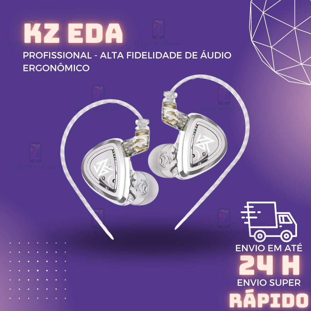 Fone de Ouvido KZ EDA Balanced Edition Original Lacrado | Shopee Brasil