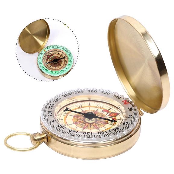 Bussola Compasso Retro Acampamento Portátil Bolso Bússola De Navegação ...