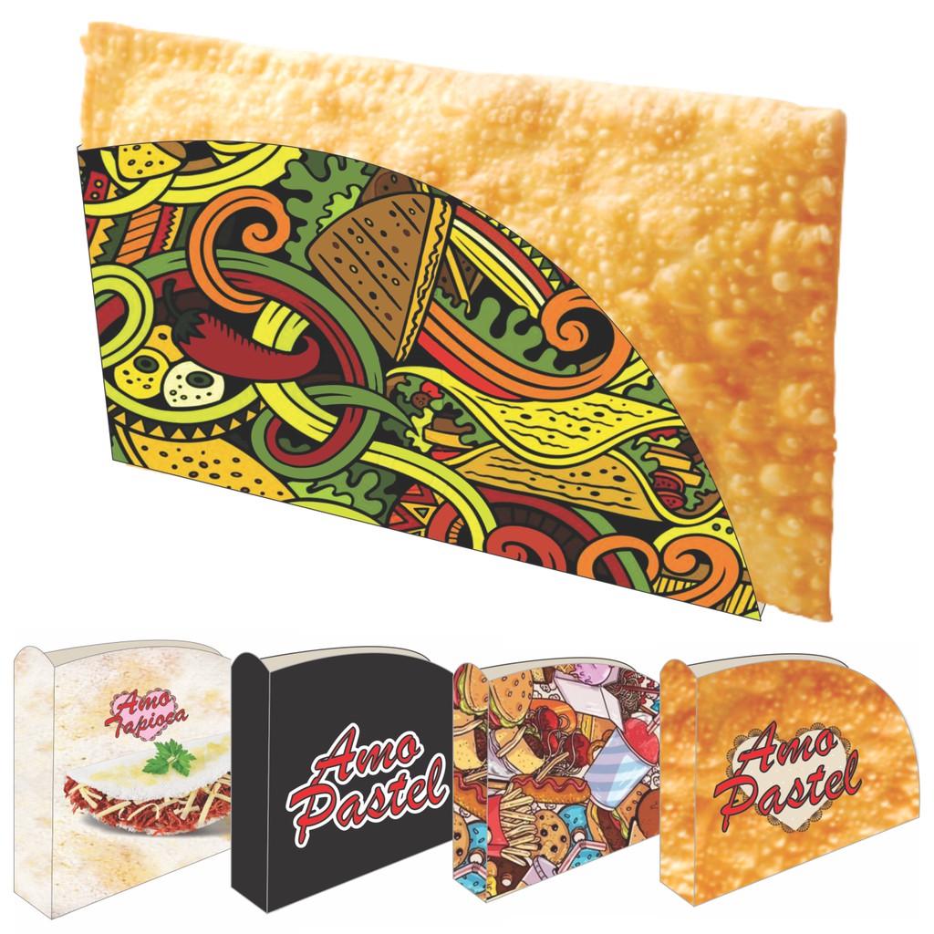 Caixa Embalagem Para Tapioca Ou Pastel - 100Unidades | Shopee Brasil