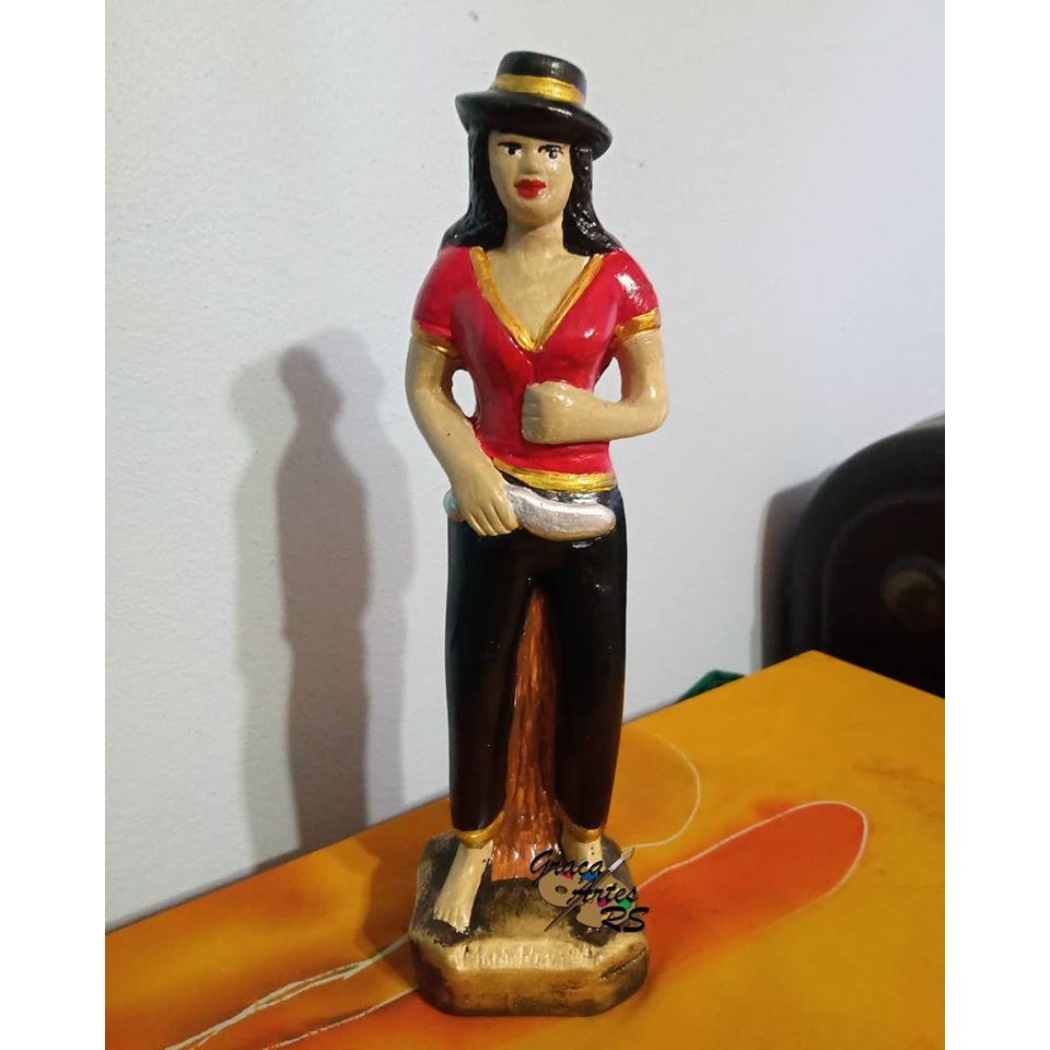 Maria Navalha Pomba Gira Imagem em Gesso 23cm | Shopee Brasil