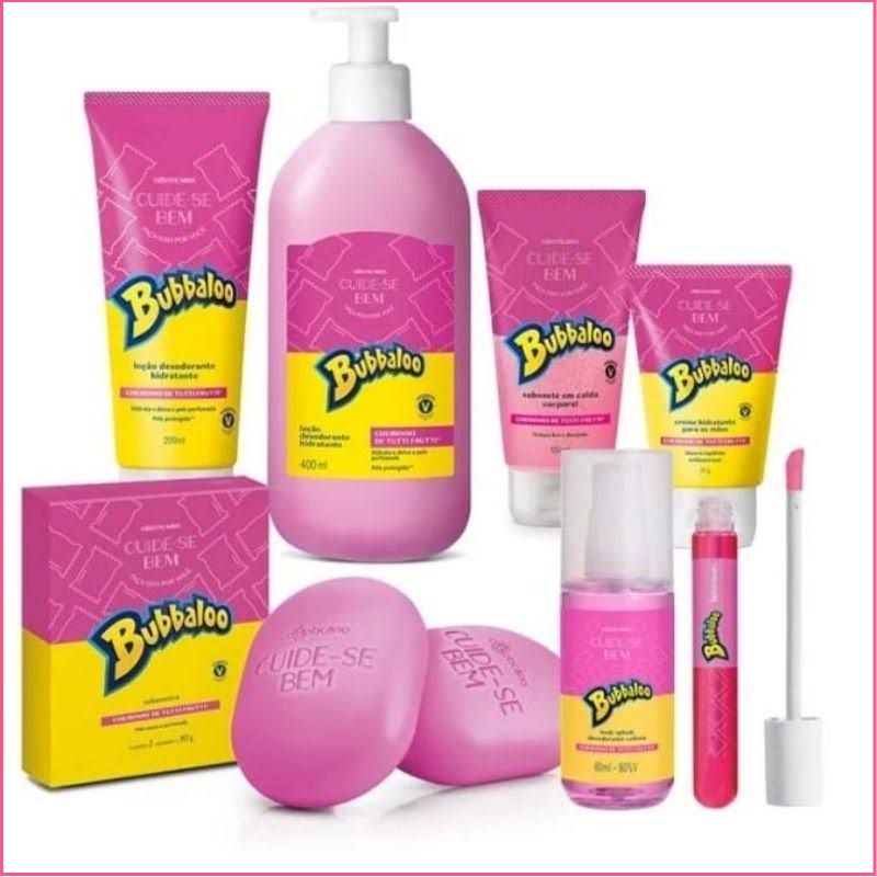 Bubbaloo Lançamento, Gloss, Splash, Sabonete ou Hidratante, O Boticário ...