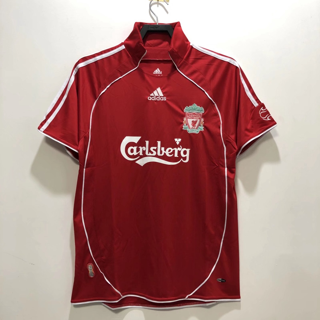06-07 Futebol Liverpool + Camisa De Futebol Retro - Escorrega o Preço