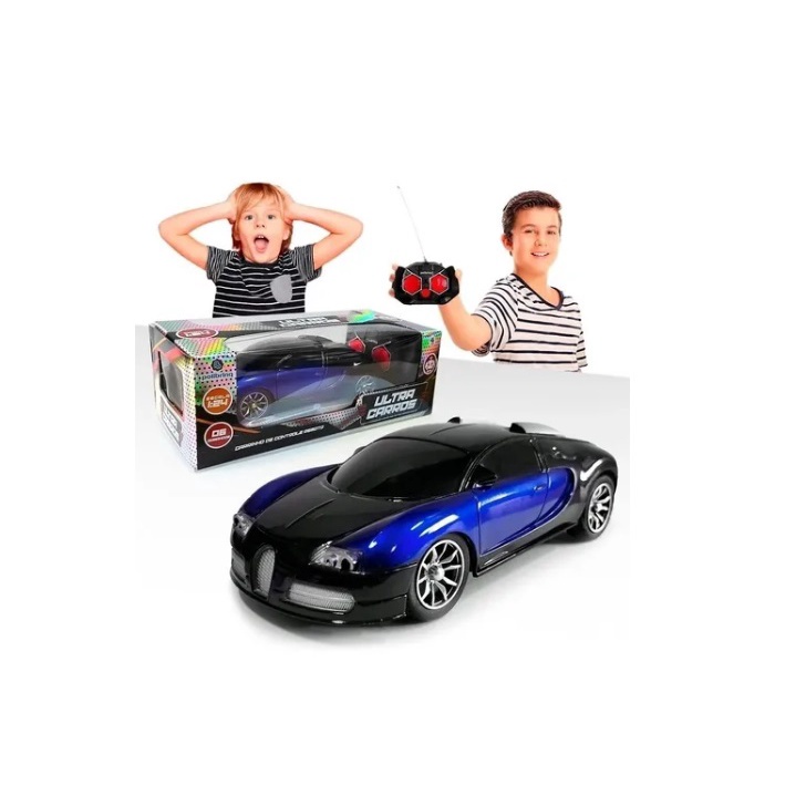 Carrinho de Controle Remoto Bugatti - Polibrinq | Shopee Brasil