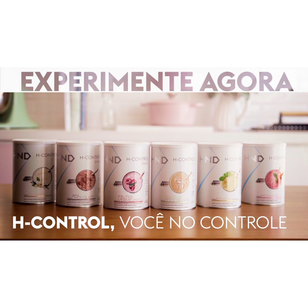 Super Lançamento Shake Hinode Nova Fórmula H - Control com seis ...