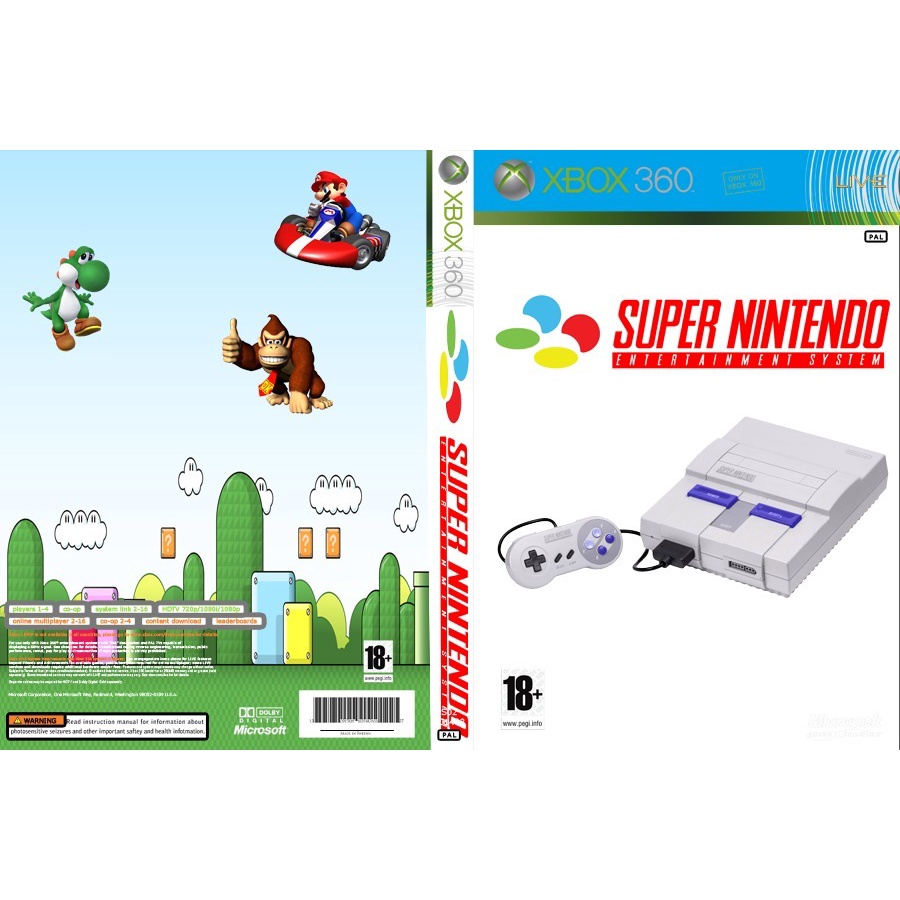 Emulador Super Nintendo Xbox 360 ( RGH ) | Shopee Brasil