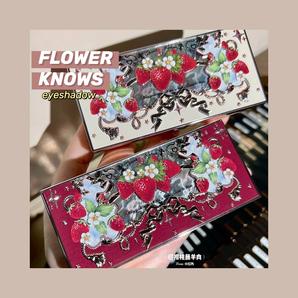 FLOWER KNOWS Morango Rococo Series Paleta De Sombra De Cinco Cores ...