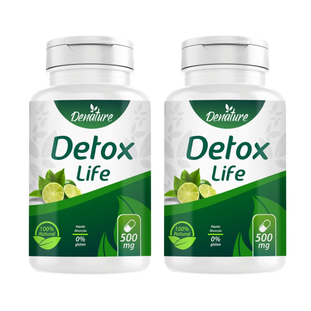 Detox Life 120 Caps (suplemento natural) | Shopee Brasil