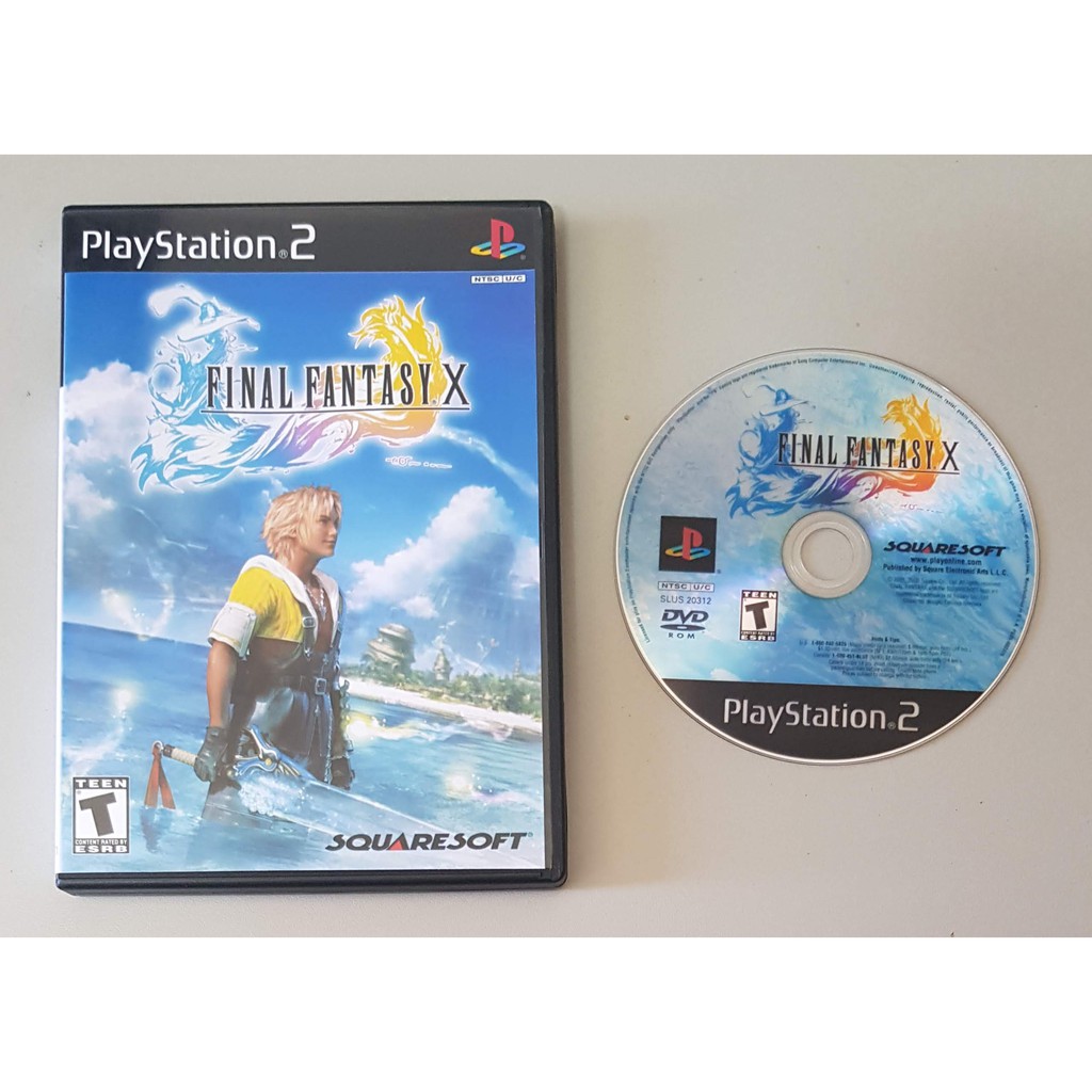 PS2 - Final Fantasy X 10 - Leia a descrição - Escorrega o Preço