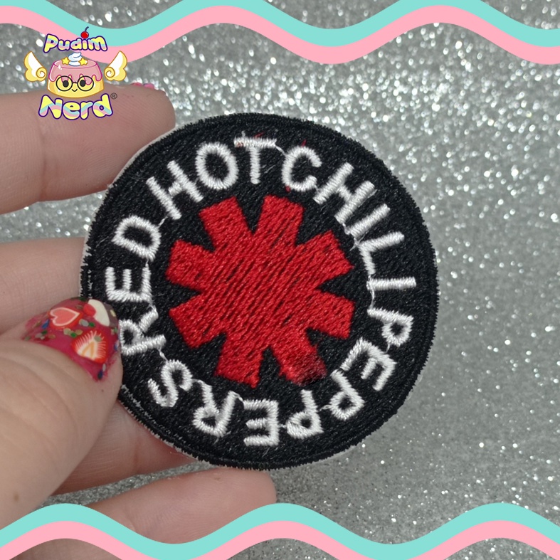 Patch Aplique Red Hot Chilli Peppers 5x5 com termocolante | Shopee Brasil