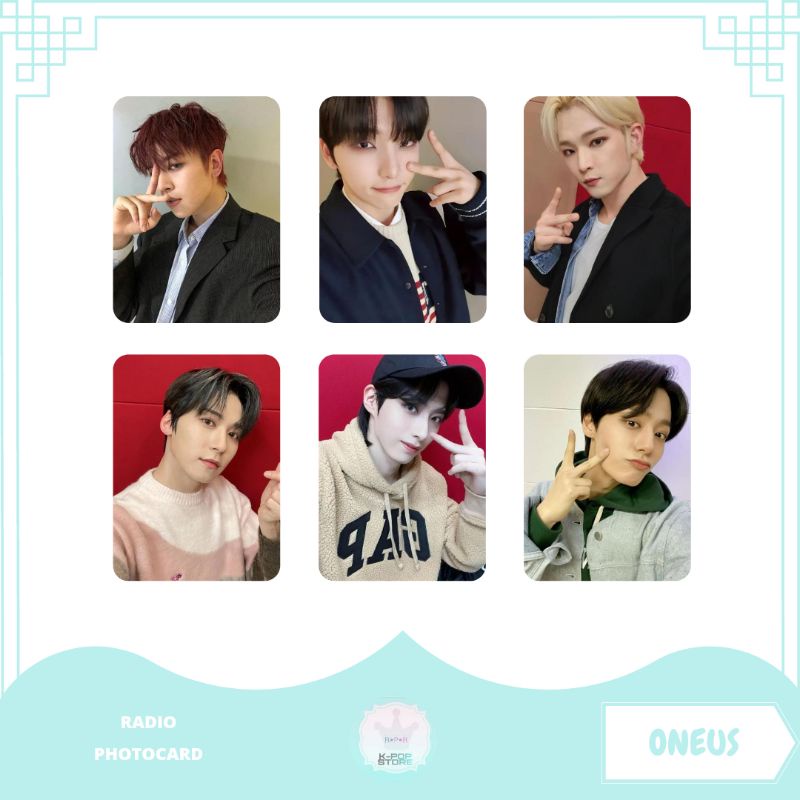 Oneus Photocard fanmade (radio) | Shopee Brasil