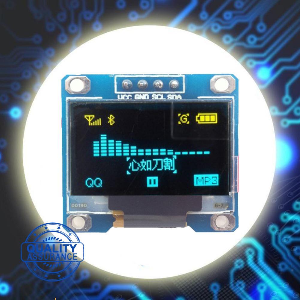 0.96 inch oled IIC Serial White OLED Display Module For Arduino SSD1306 I2C M2S3 | Shopee Brasil