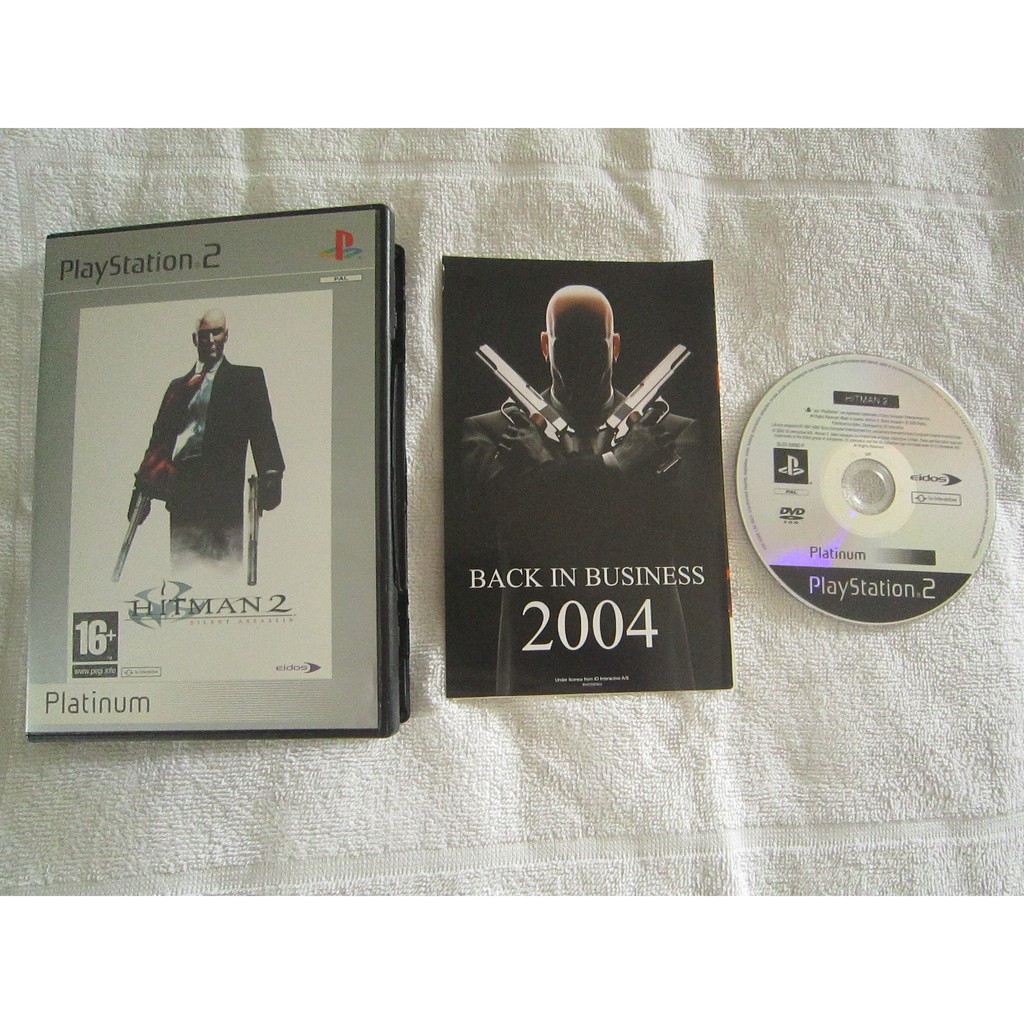 Playstation 2 Hitman 2 Silent Assassin Platinum *** Jogo Original ...