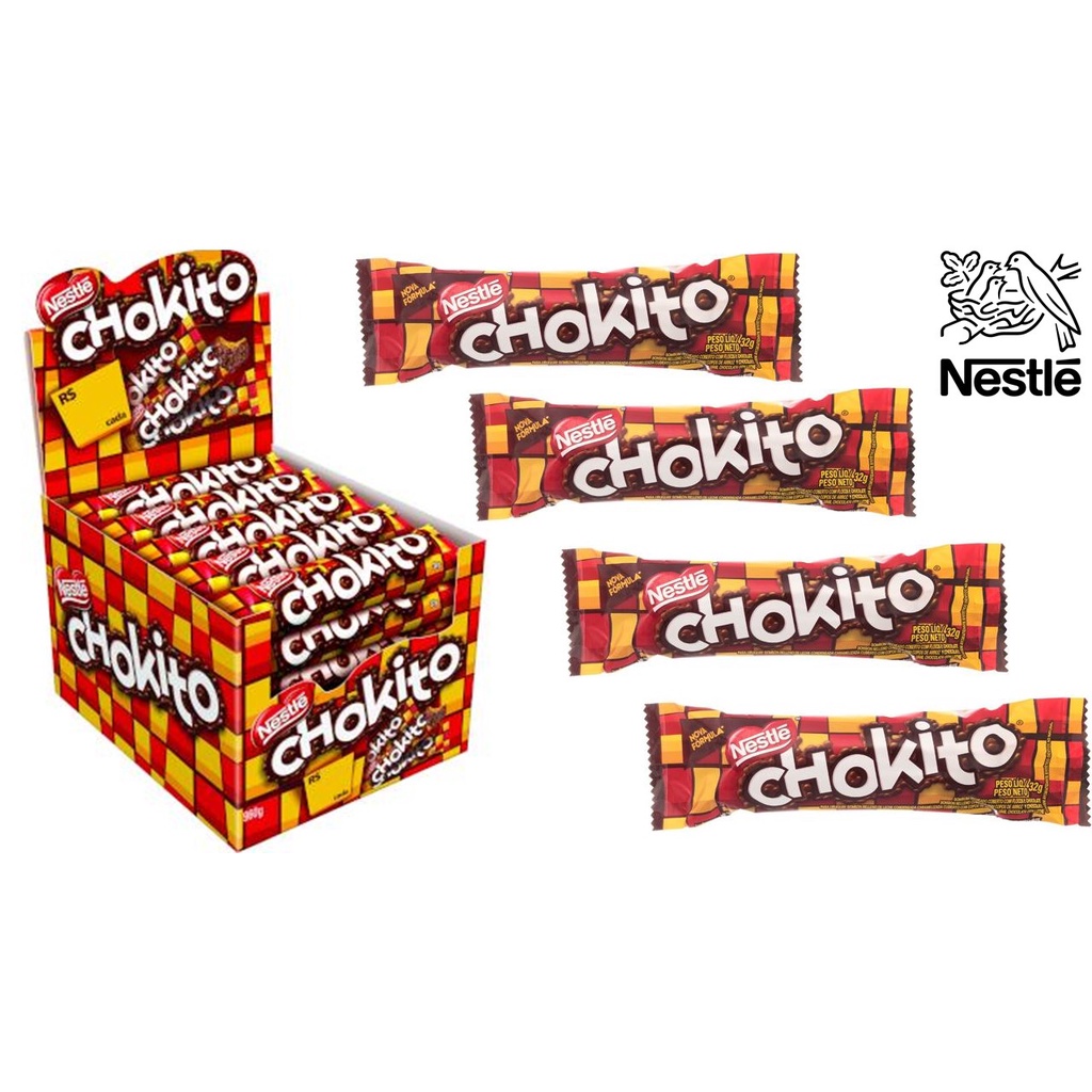 CHOCOLATE CHOKITO CAIXA 30UN DE 32G - CHOQUITO | Shopee Brasil