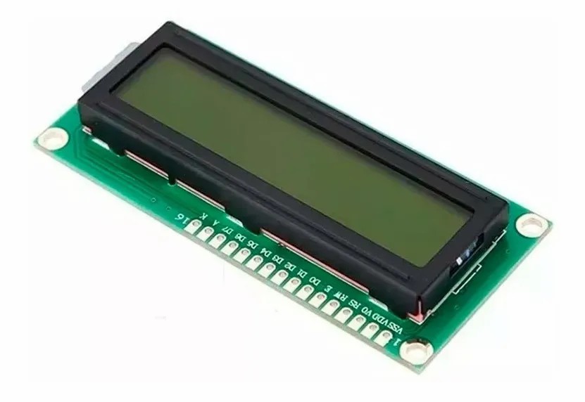 Display Lcd 16x2 1602 Com Back Verde Para Pic Atmel Arduino | Shopee Brasil