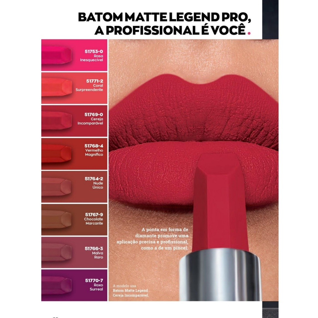 Batom Matte Legend Avon | Shopee Brasil