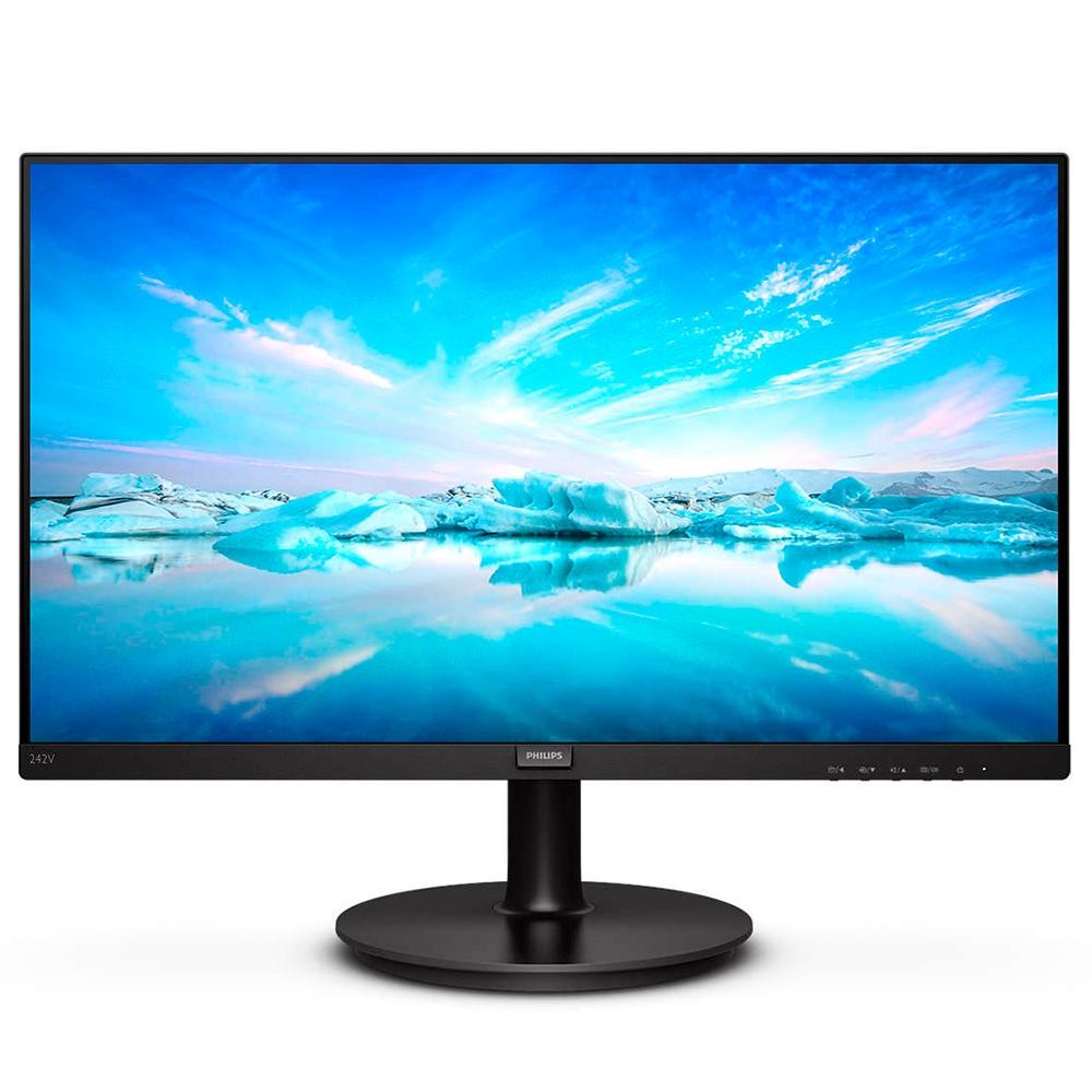 Monitor 23,8" LED, PHILIPS 242V8A (VGA/HDMI*/DP) | Shopee Brasil