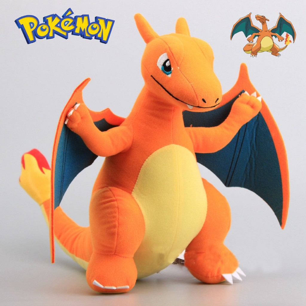 30cm Pokemon CHARIZARD Plush Toy Soft Stuffed Animal Doll Cool Teddy ...