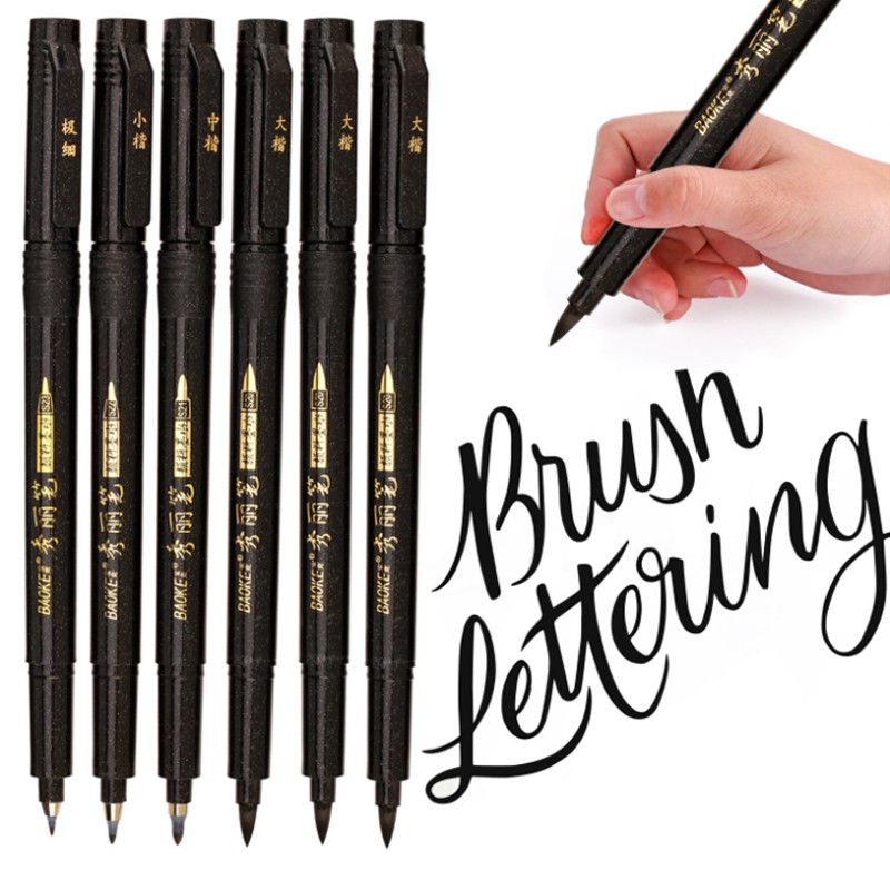 Refil Caneta Caligrafia À Mão Lettering Brush_ Escrita / Desenho ...