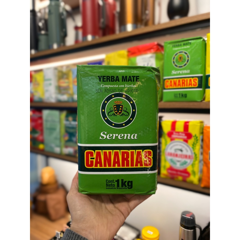 Erva Mate Canarias Serena - 1kg | Shopee Brasil