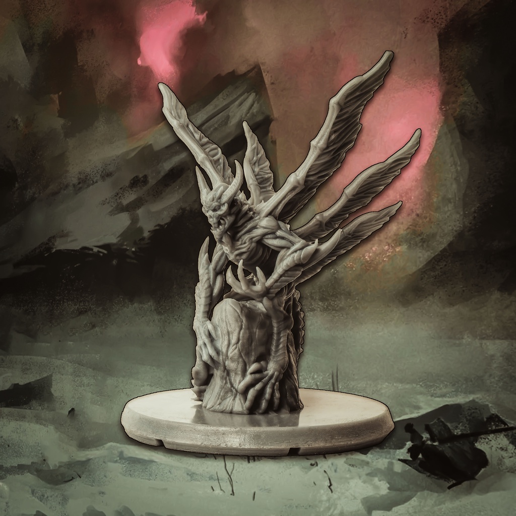 Miniatura Rpg Bone Devil Demônio de Ossos Dungeons and Dragons Dnd ...