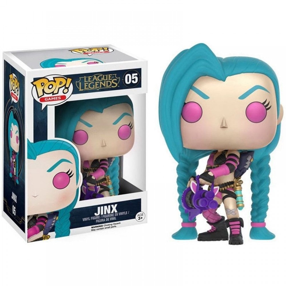 Jinx - Funko Pop Games - League of Legends - 05 - VAULTED | Shopee Brasil