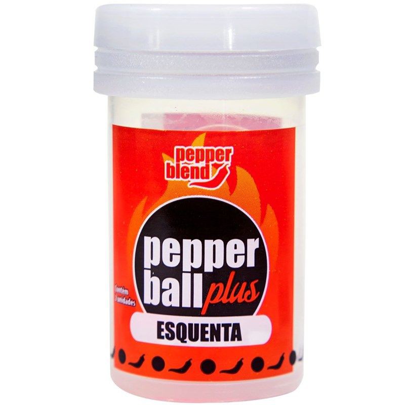 pepper Ball Plus Esquenta Pepper Blend C/2 Bolinhas | Shopee Brasil