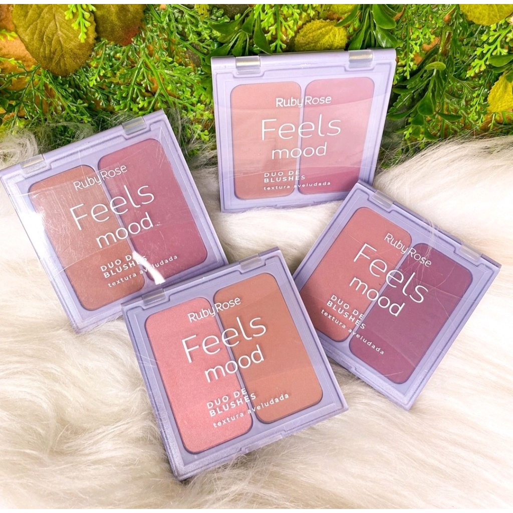 Duo Blush Feels Mood Ruby rose | Shopee Brasil