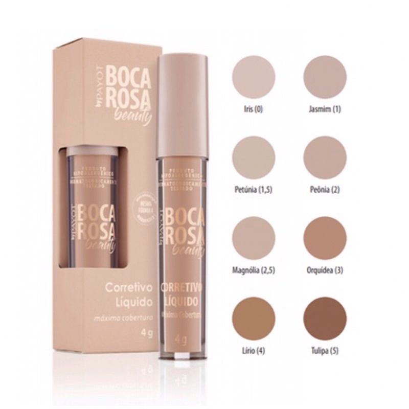 Corretivo Boca Rosa / Corretivo Liquido Boca Rosa by Payot / Bianca ...
