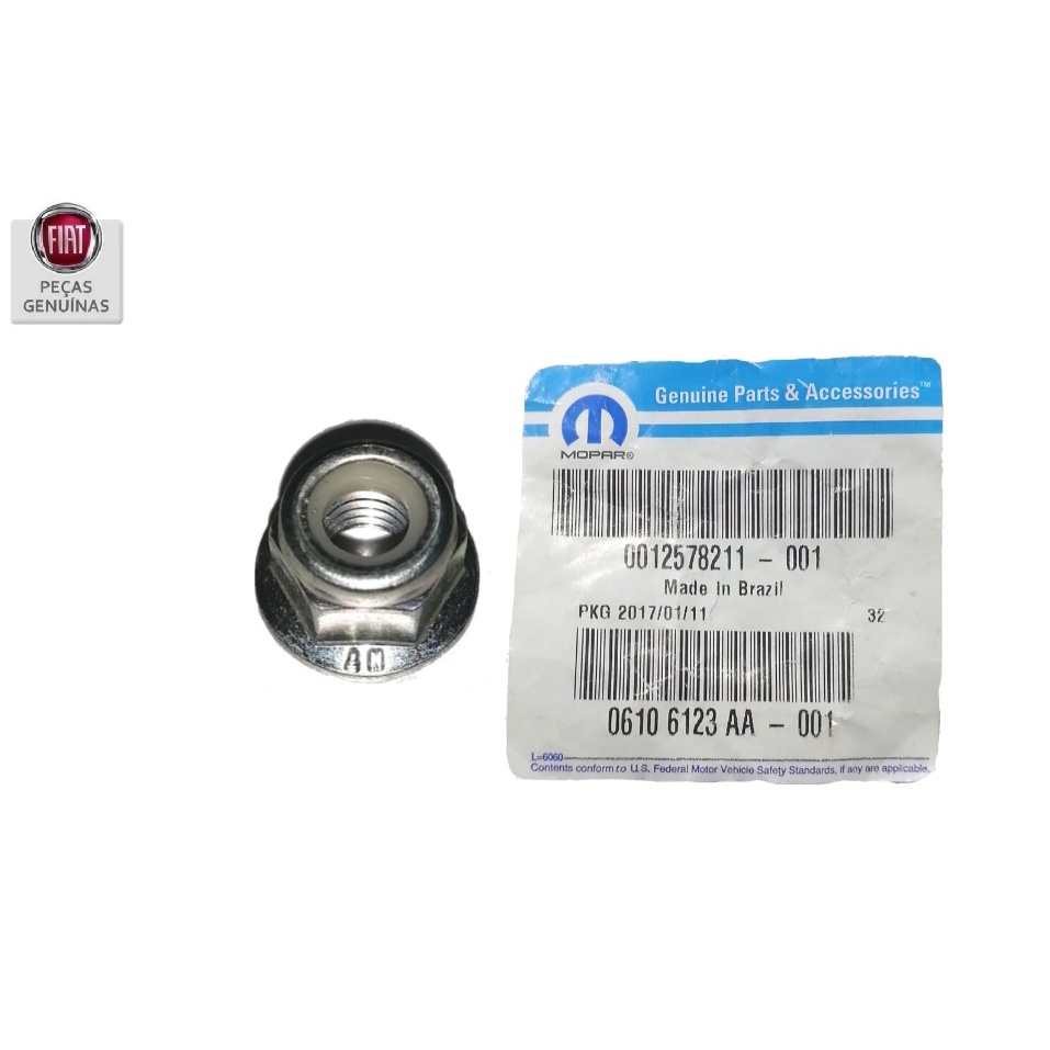 Porca Cilindro Pedal Embreagem Argo/cronos/bravo 12578211 | Shopee Brasil