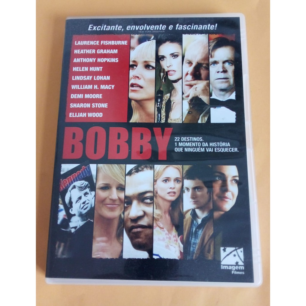 Dvd Bobby - Com Laurence Fishburne, Anthony Hoppkins, Demi Moore ...