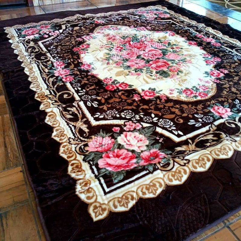 Tapete Sala Indiano Aveludado 2x2,40 Estampado Promoção | Shopee Brasil