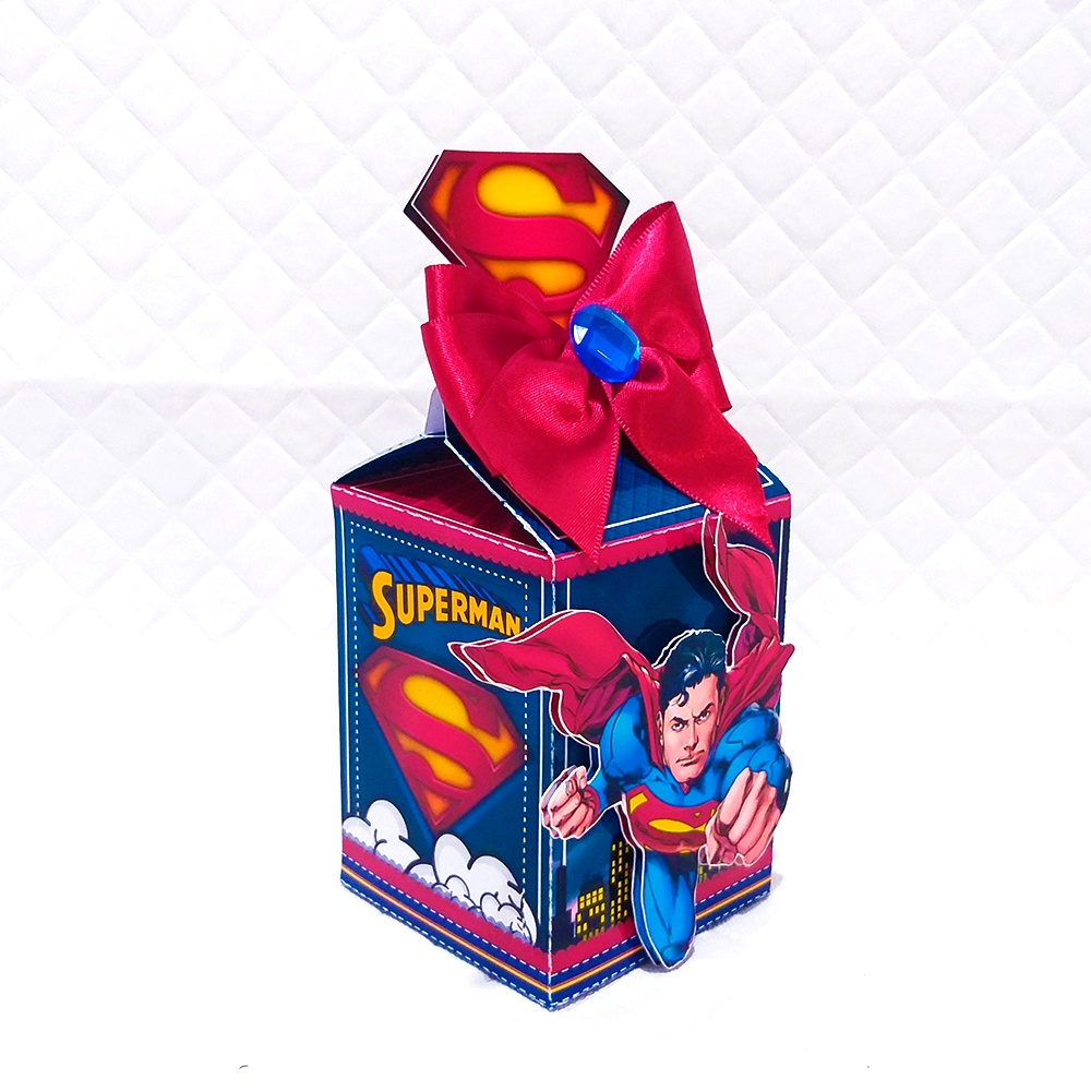 10 Caixinhas milk Superman - (lembrancinha Super Homem) | Shopee Brasil