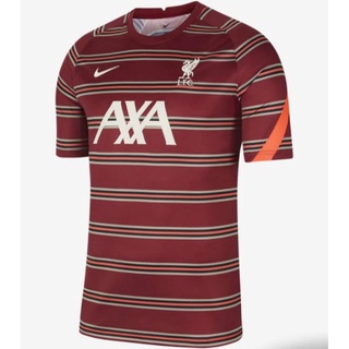 Kit Grande De Qualidade De Alta & Liverpool AXA Workout 21/22 Camisa ...