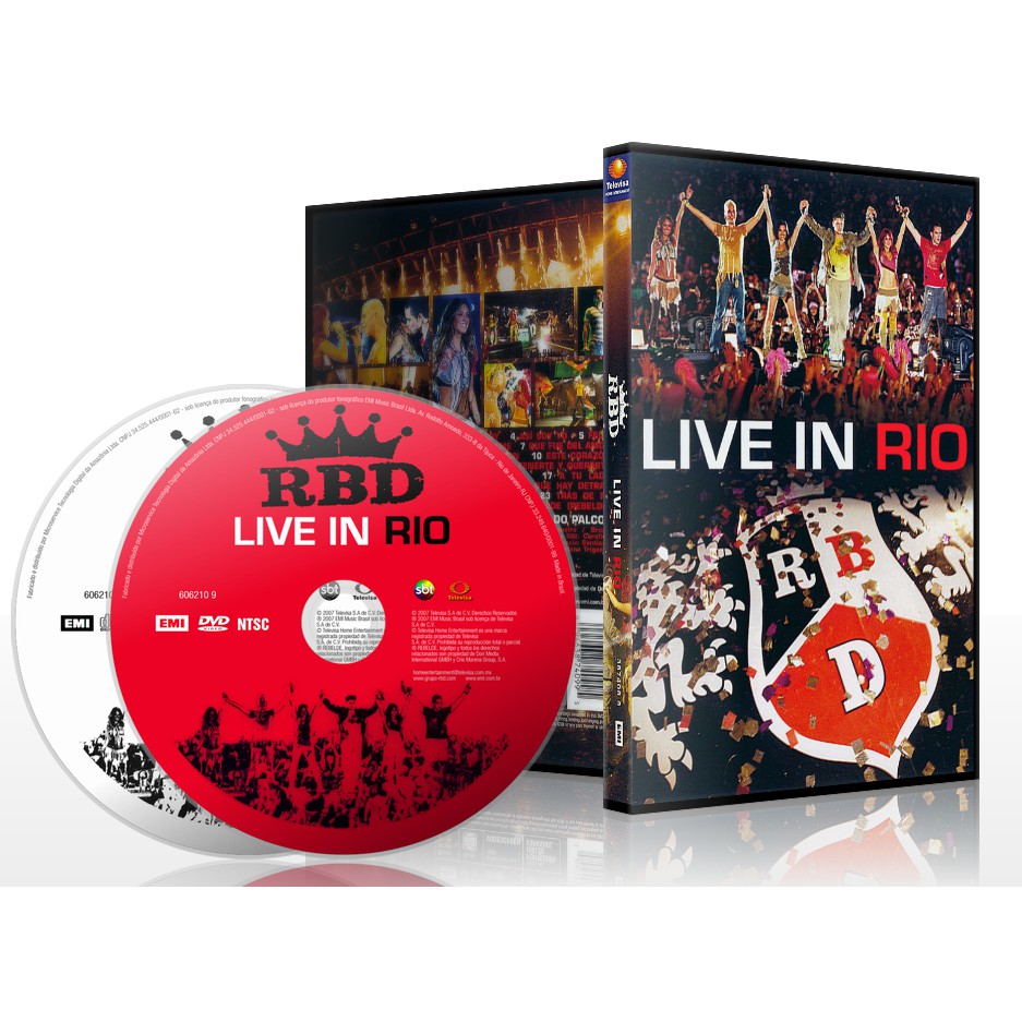 Dvd Rbd Live In Rio + Cd Brinde | Shopee Brasil