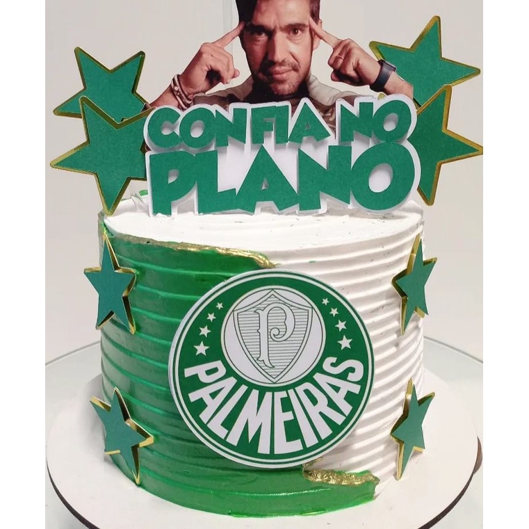 Kit Topper Topo de Bolo do Palmeiras Personalizado | Shopee Brasil
