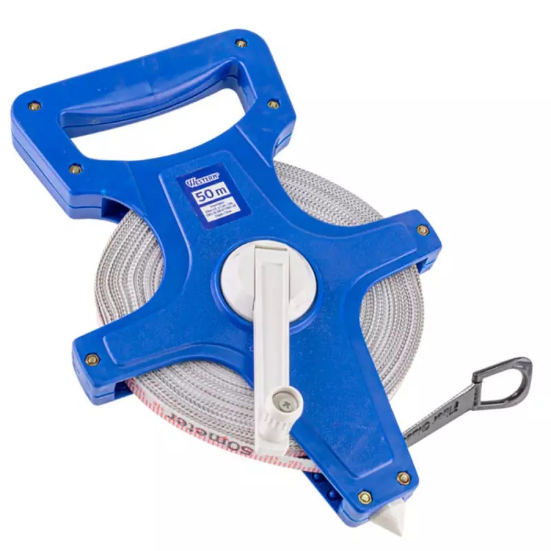 Western Trena Longa Fibra de Vidro Fita Metrica 50 metros Aberta c ...