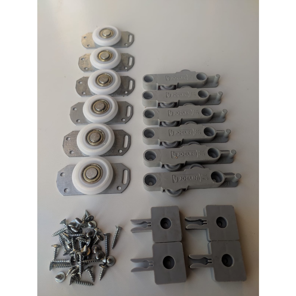 Kit Sistema de Sobrepor para 3 Porta de Correr - Joelini | Shopee Brasil