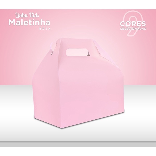 Caixinha Surpresa em Formato Maleta Rosa (10 Unidades) | Shopee Brasil