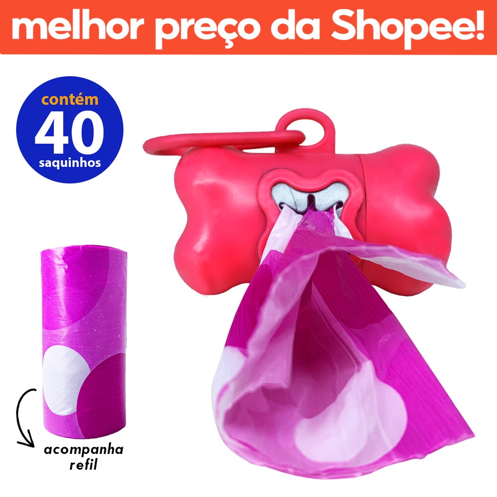 Cata Caca Verde - Refil - 15Rolos/ 225 saquinhos higiênico ...