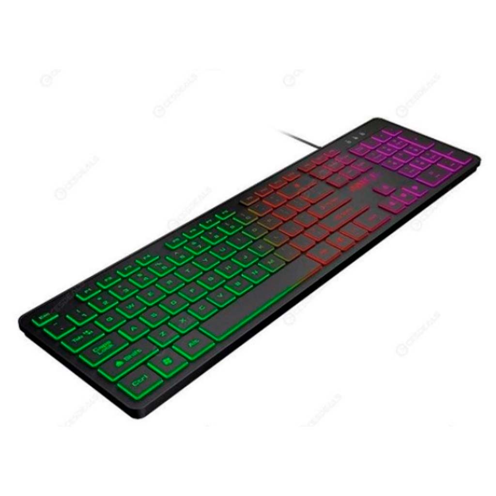 Teclado gamer com efeito retroiluminado RGB estilo laptop | Shopee Brasil