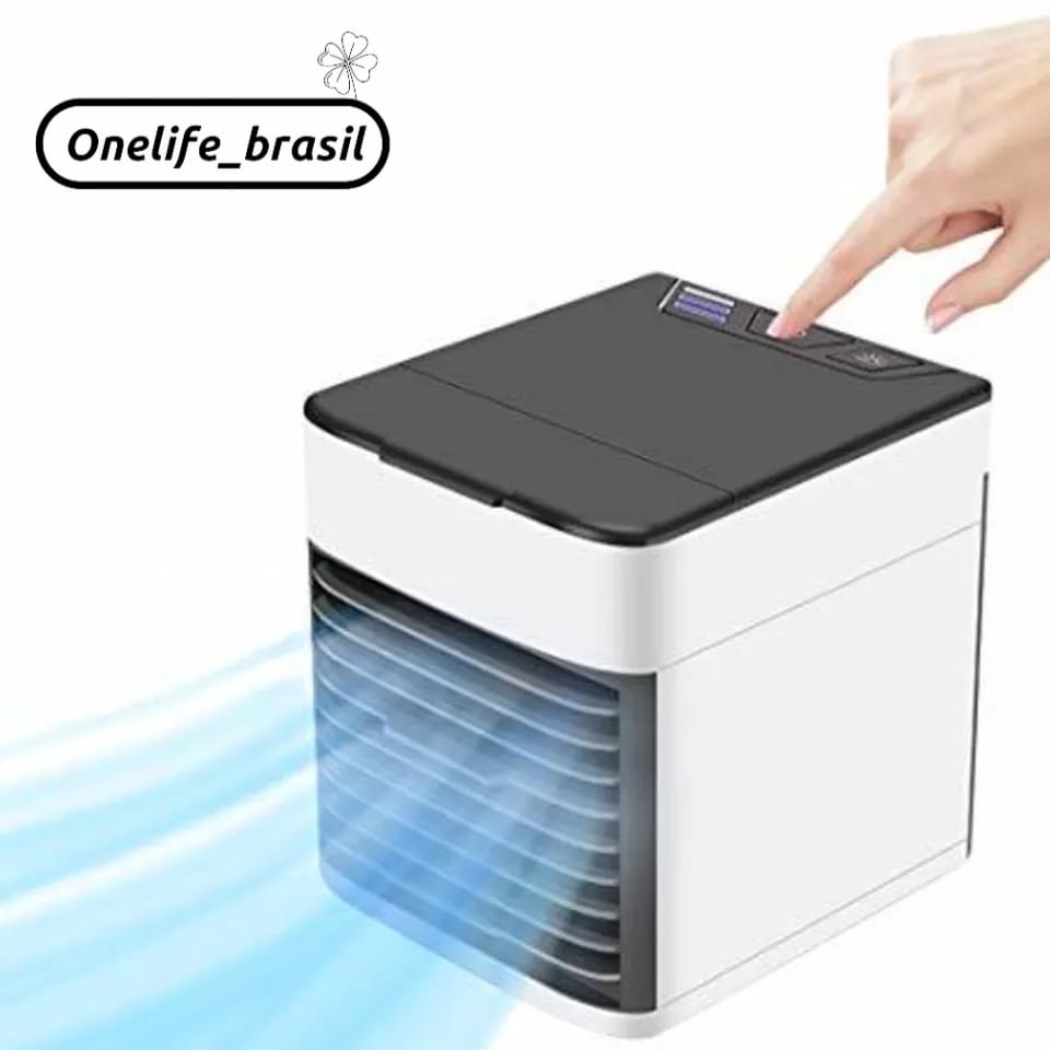 Mini Ar Condicionado Climatizador Luz Led Portátil Arctic Air Cooler ...