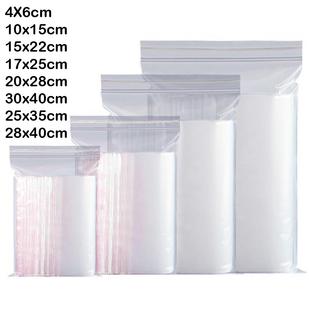 Saco Zip lock abre fecha 100uni / 500uni plástico embalagem - Escorrega ...