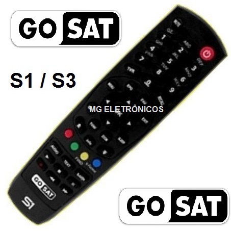 Controle Remoto Gosat Go Sat S1 S3 S 1 S 3 Novo Melhor Qualidade ...